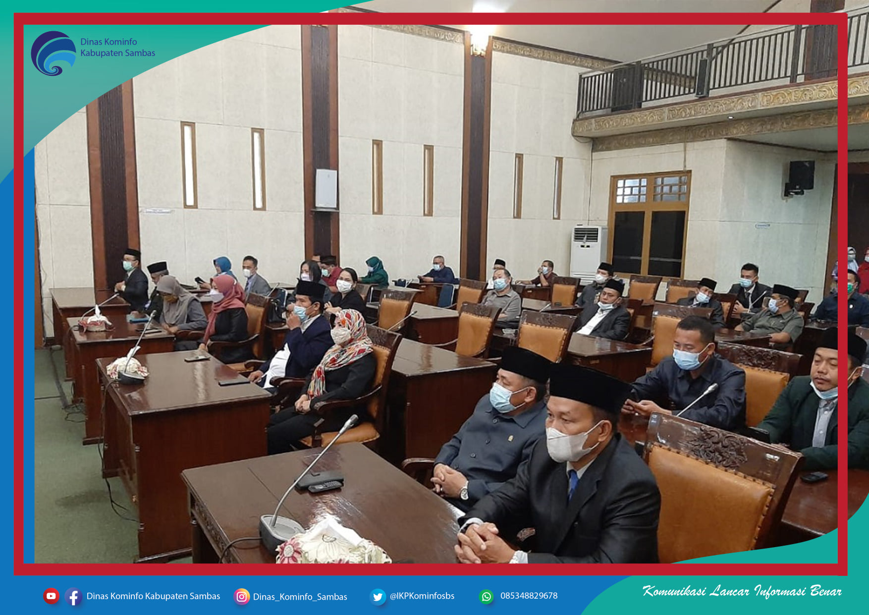 DPRD Gelar Raperda Rekomendasi Terhadap LKPJ Tahun 2020 - PPID KABUPATEN SAMBAS