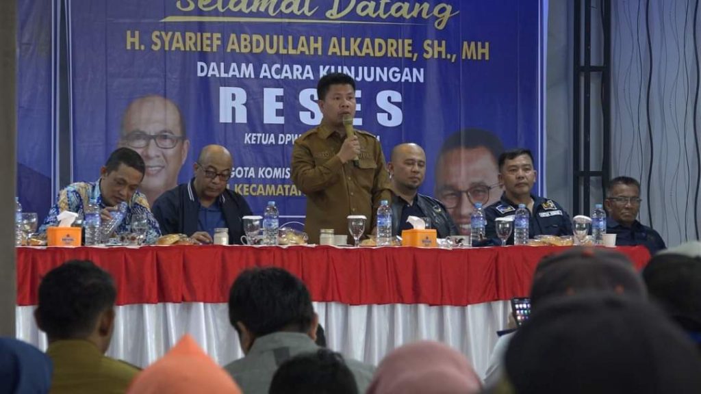 BUPATI SATONO SAMBUT RESES KOMISI V DPR RI SYARIEF ABDULLAH ALKADRIE - PPID Kabupaten Sambas