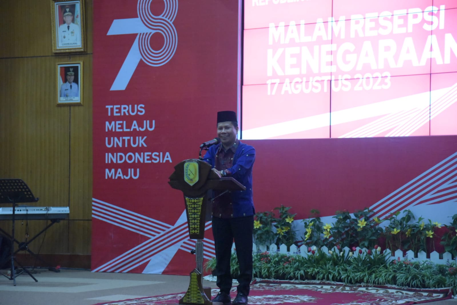 Resepsi Kenegaraan HUT RI 78, Bupati Satono Apresiasi Kesuksesan Paskibra - PPID Kabupaten Sambas